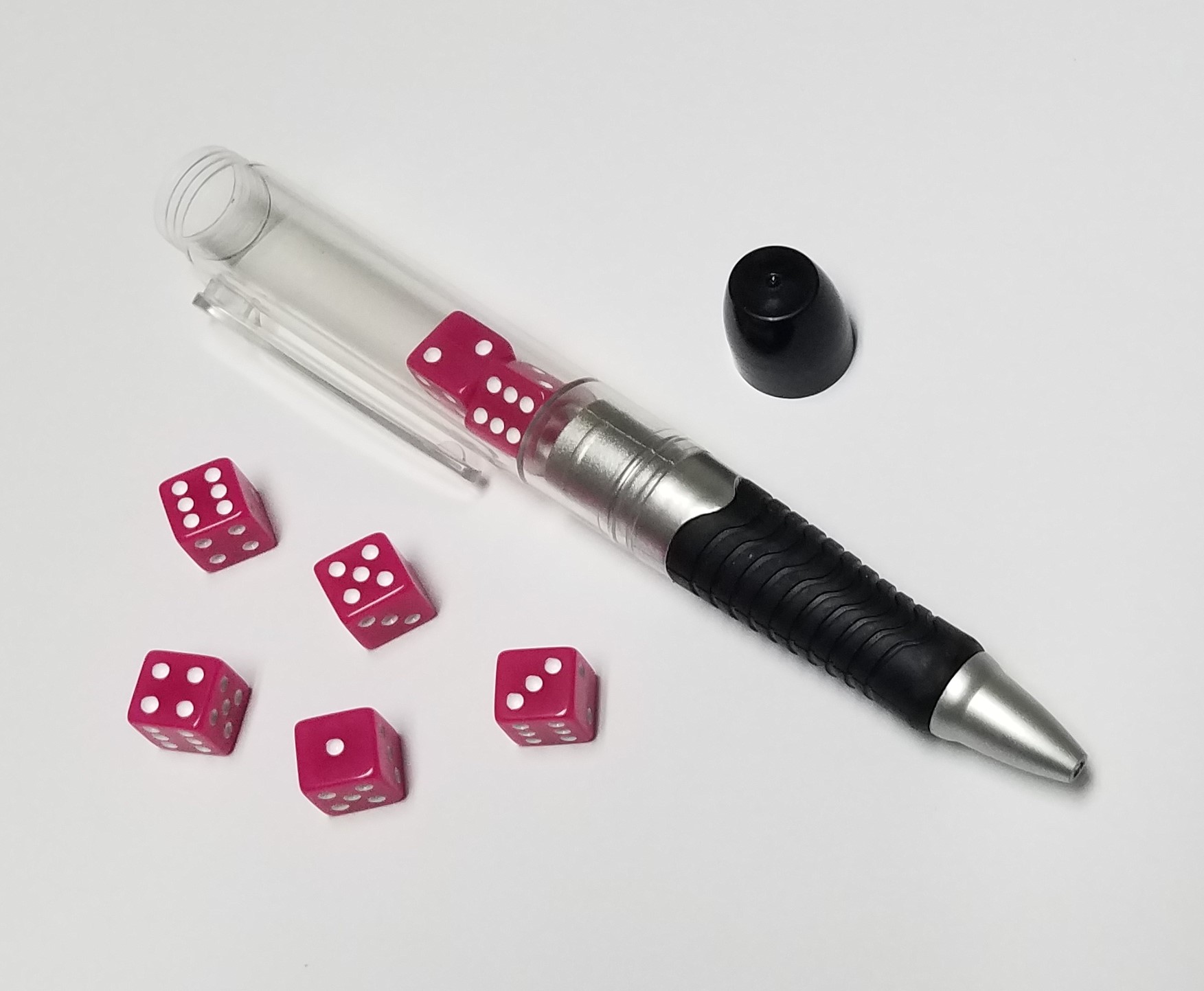 The Dice Pen – With Standard Dice – Rook Robot Gaming