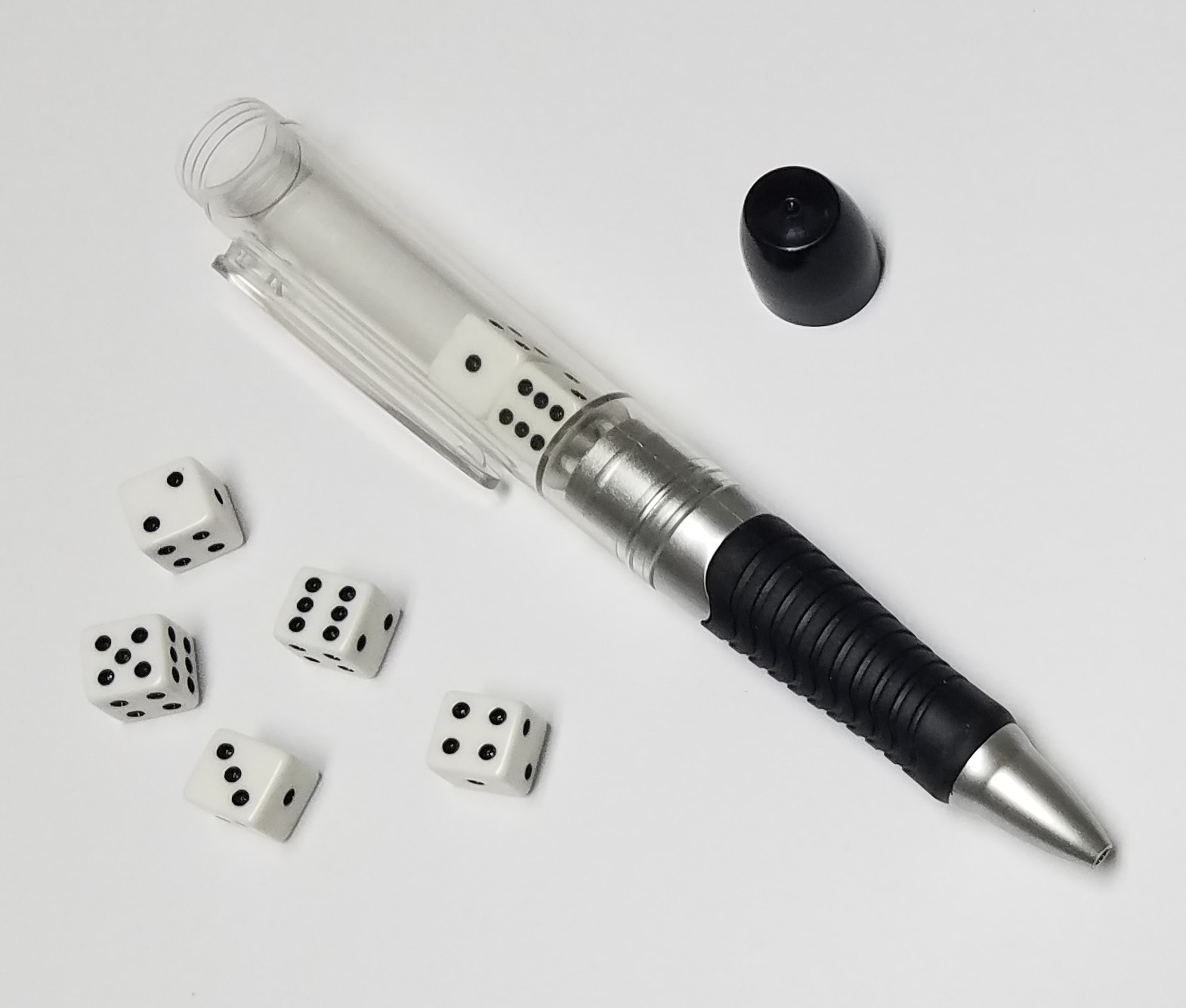 The Dice Pen – With Standard Dice – Rook Robot Gaming