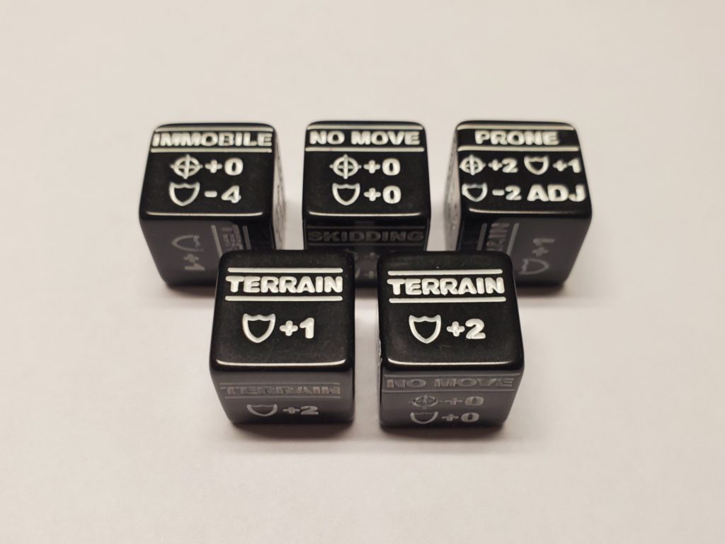 Battletech Special Modifier Dice – Rook Robot Gaming